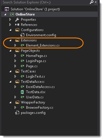 WebElement Extensions Method